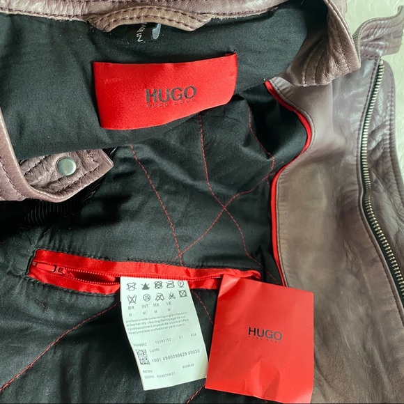 Hugo Boss | Jackets & Coats | Hugo Boss Genuine Leather Jacket | Poshmark